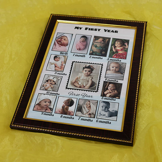 First Year Baby Frame: A Journey of Milestones in Pictures – Loving Crafts